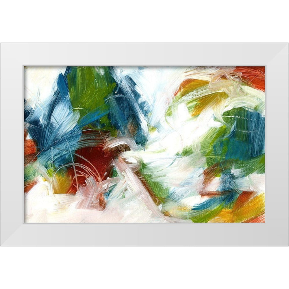 King 32x22 White Modern Wood Framed Museum Art Print Titled - Concerto ...