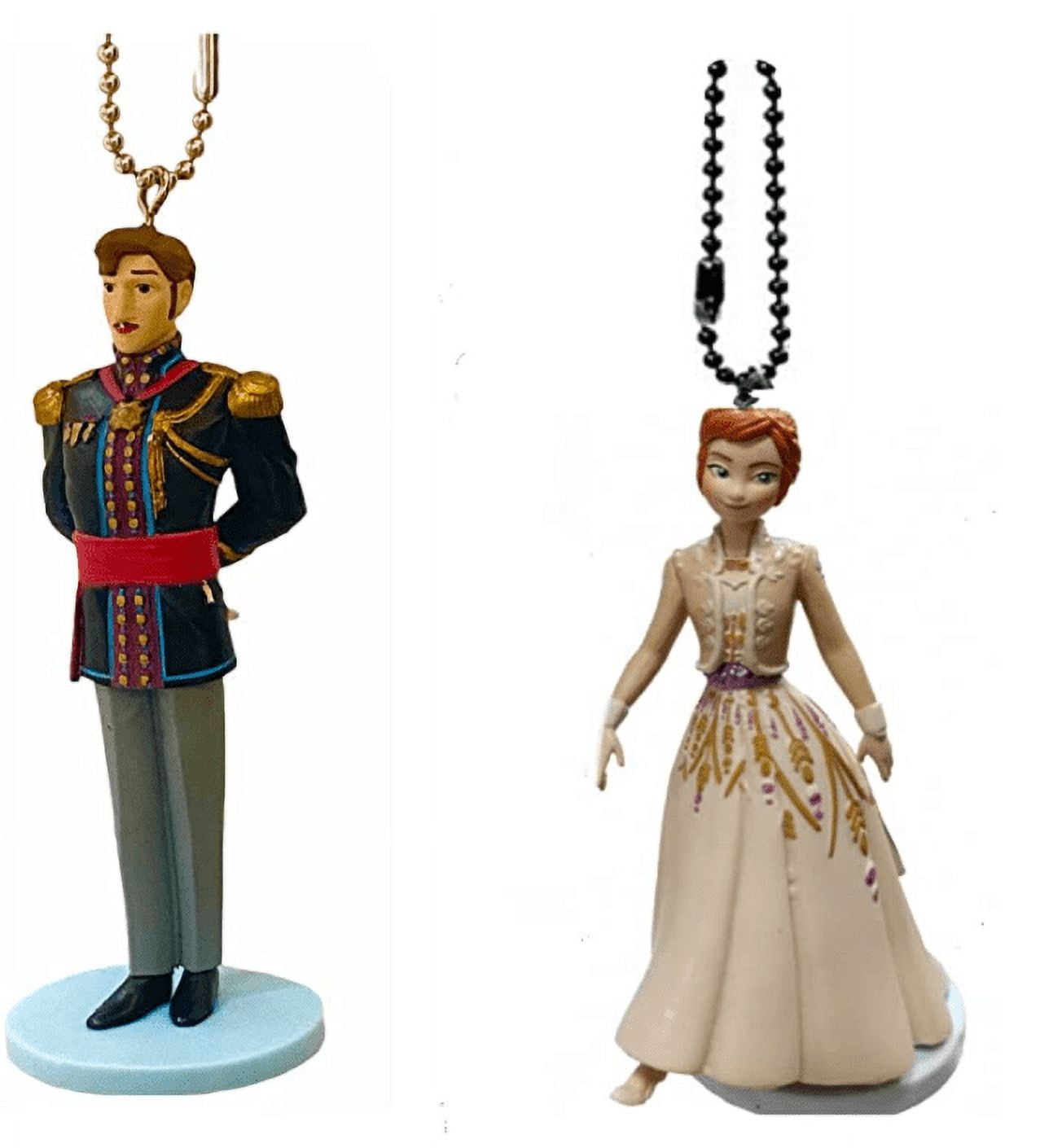 King Agnarr & Anna Ivory 3” Pvc Keychain Dangler Elsa Dad Frozen ...