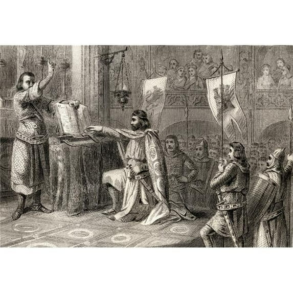 King Alfonso VI Swearing That He Had Nopart In The Death of King Sancho ...