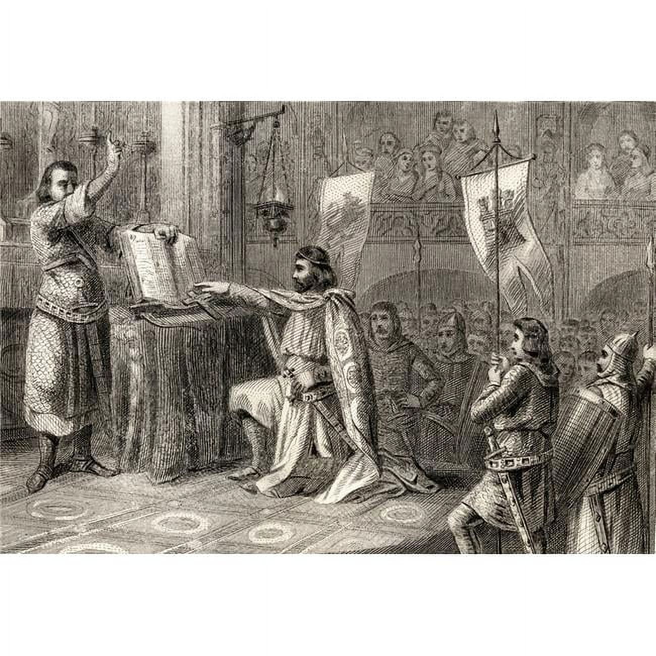 King Alfonso VI Swearing That He Had Nopart In The Death of King Sancho II To Poster Print ...