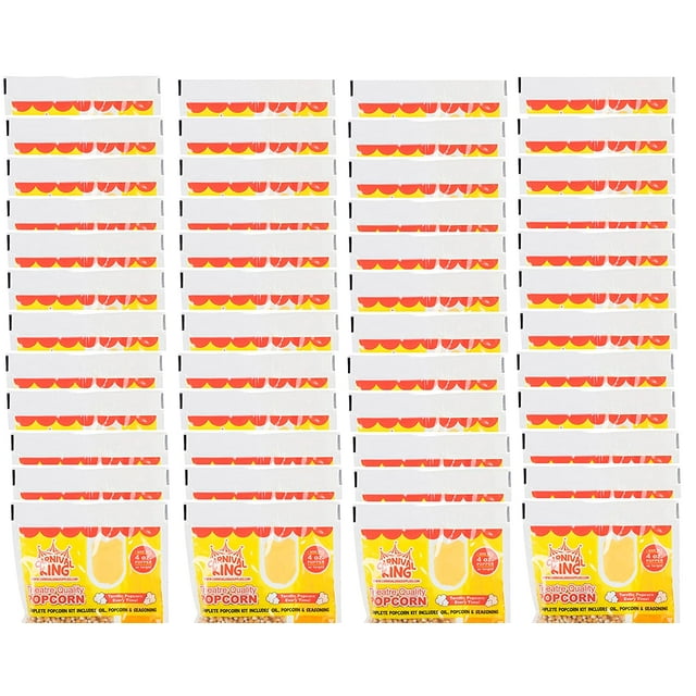 King All-In-One Popcorn Kit for 4 oz. Poppers PACK Case - Walmart.com