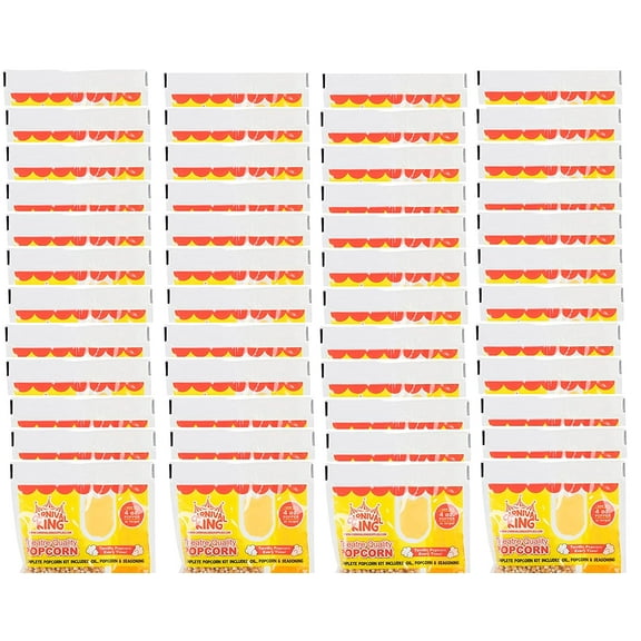Commercial All-In-One Popcorn Machine Supplies Kit for 4 oz. Popper ...