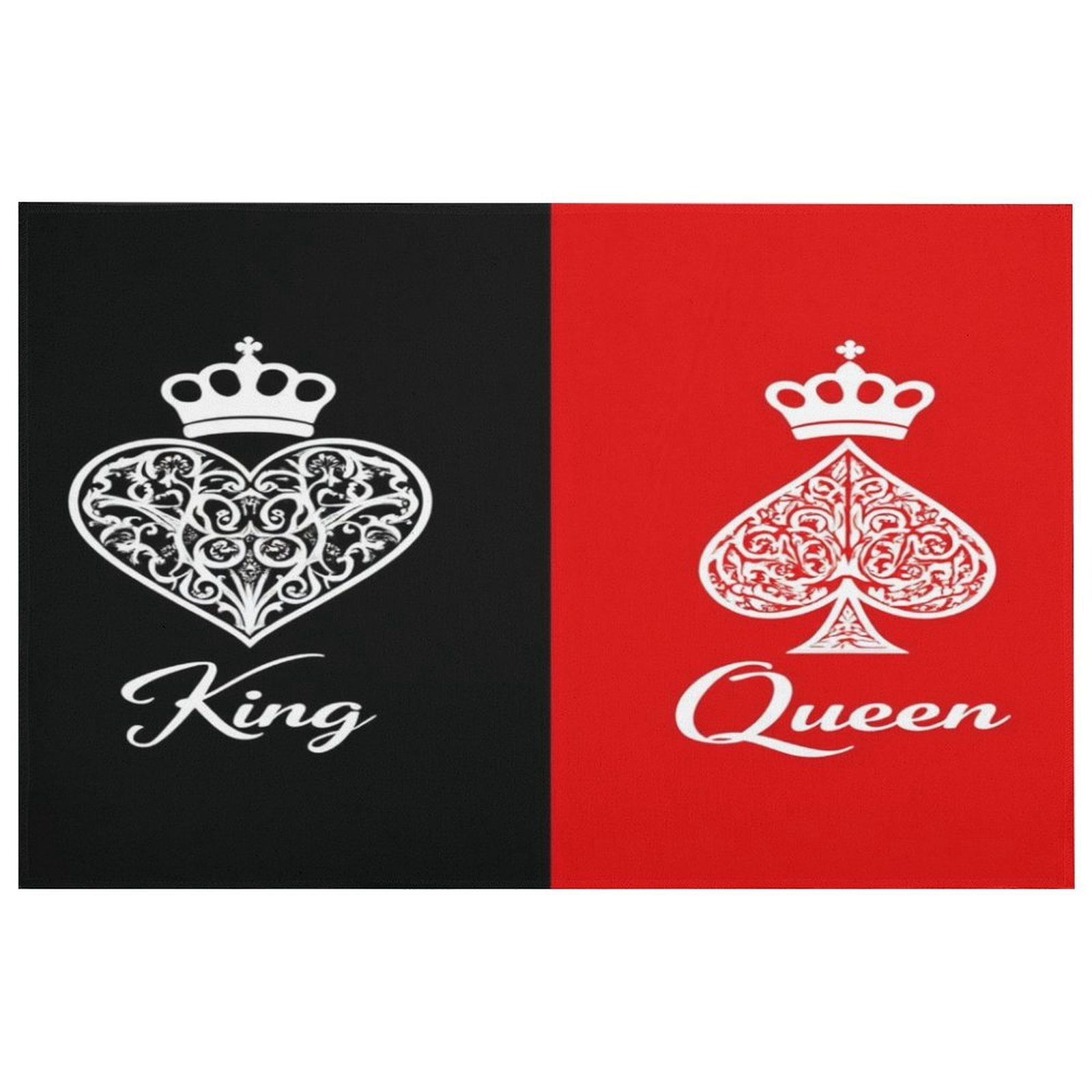 King And Queen Adult Home Decor Bedroom Living Room Crystal Velvet ...