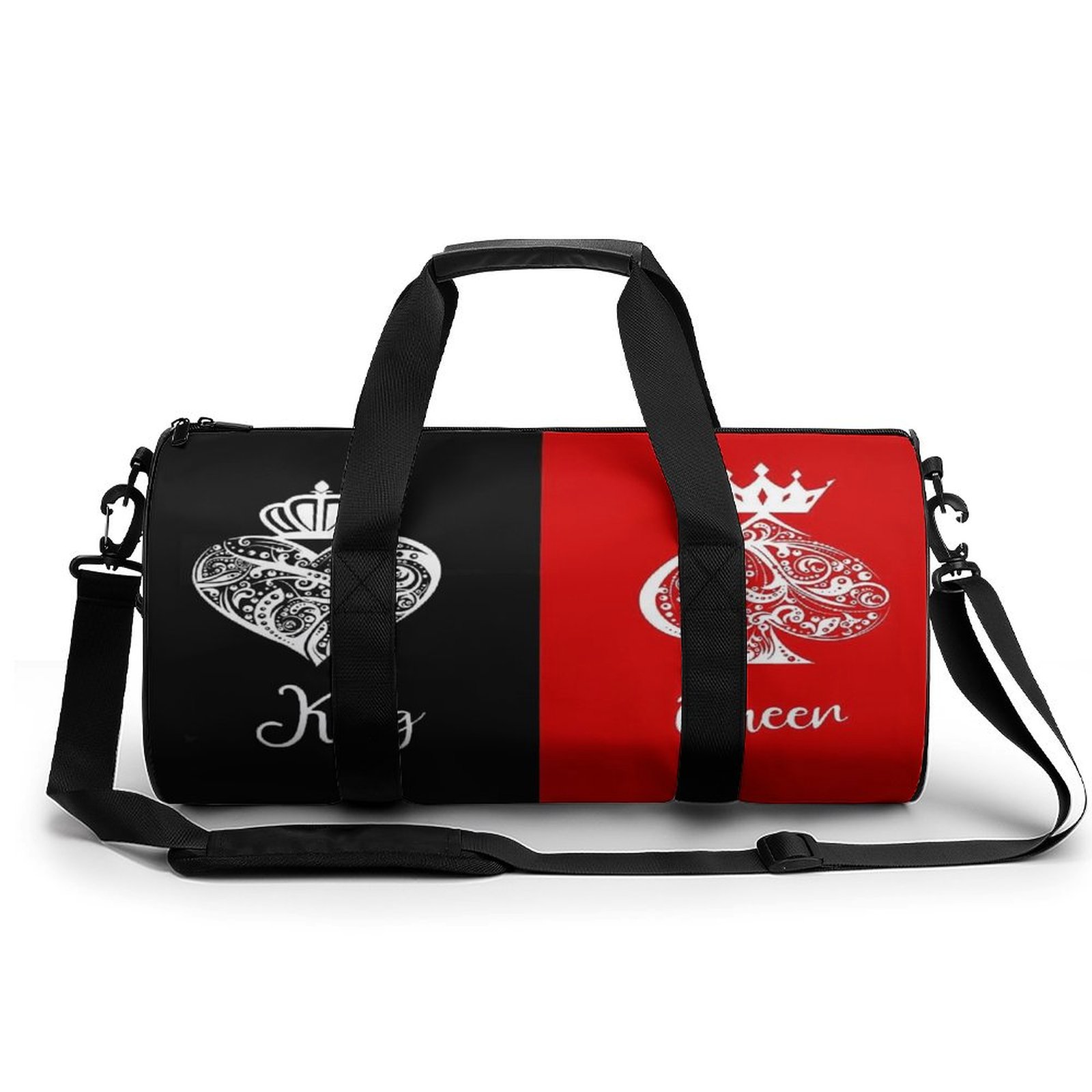 King And Queen Gym Bag Travel Ing Sports Bags Male Female Design with ...