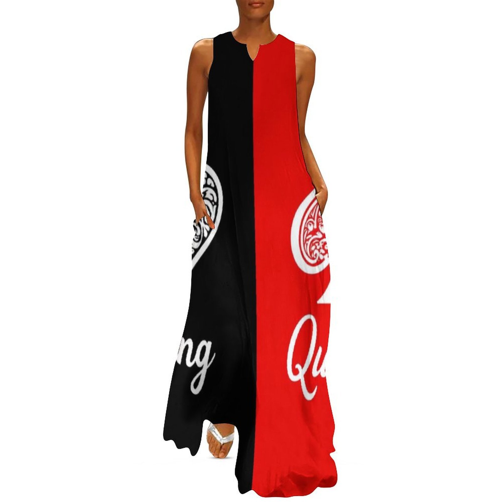 King And Queen Long Dress luxury evening dresses women clothing new ...