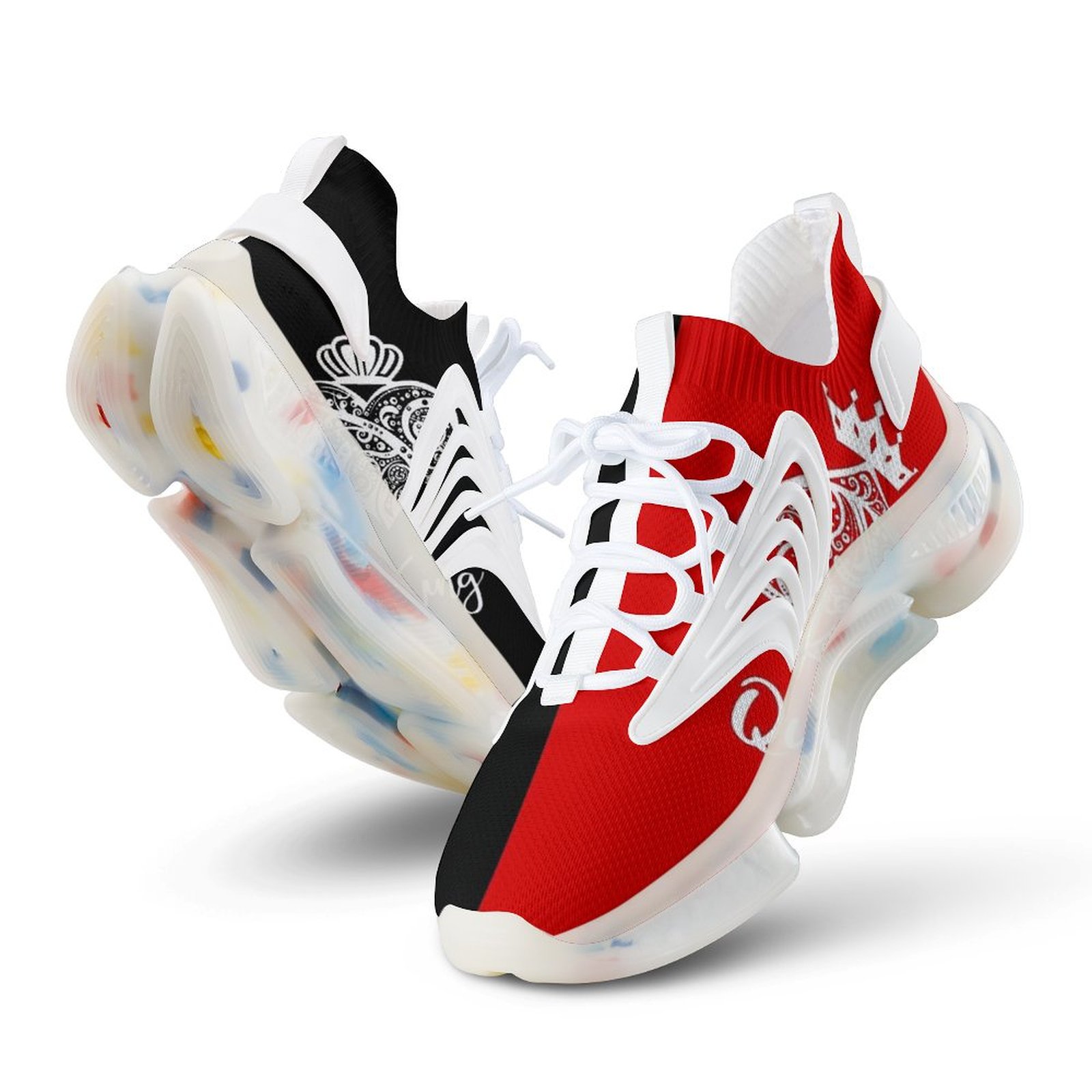 King And Queen Walking Shoes for Men Woman Lightweight Tennis Fashion ...