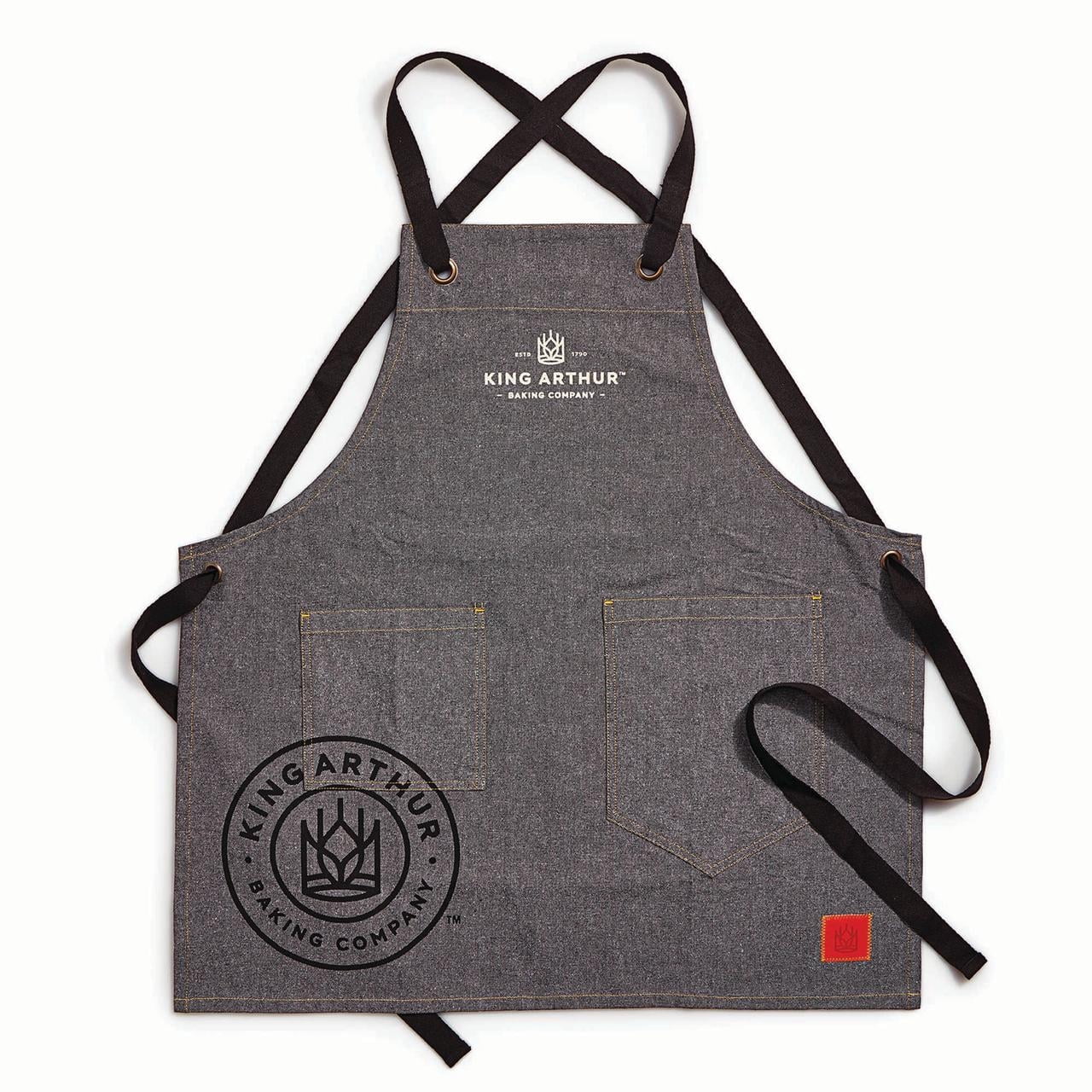 King Arthur Baking Company Adult Apron, Heavyweight Cotton Chambray ...