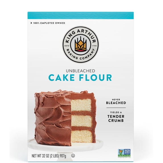 King Arthur, Unbleached Cake Flour, 2 lb – Ideal for Tender, Moist ...