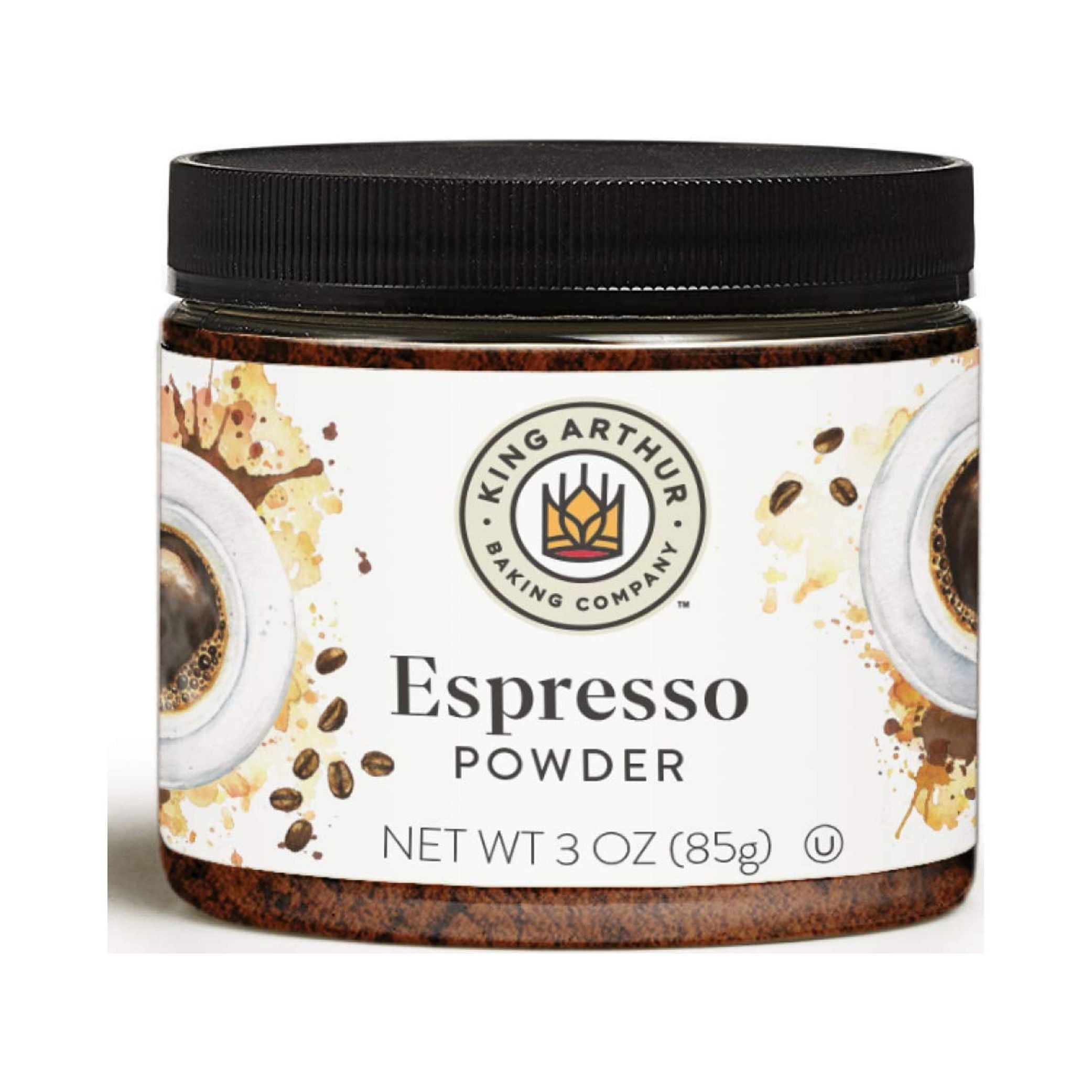 King Arthur, Espresso Powder, Certified Kosher, Reusable Plastic Jar, 3 ...