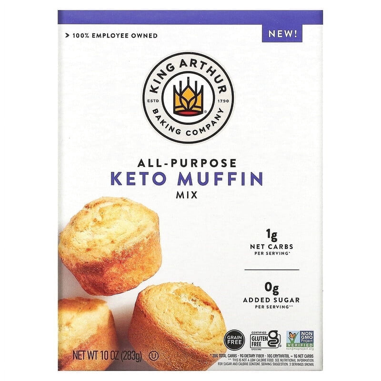 King Arthur Flour All-Purpose Keto Muffin Mix 10 oz (283 g) - Walmart.com