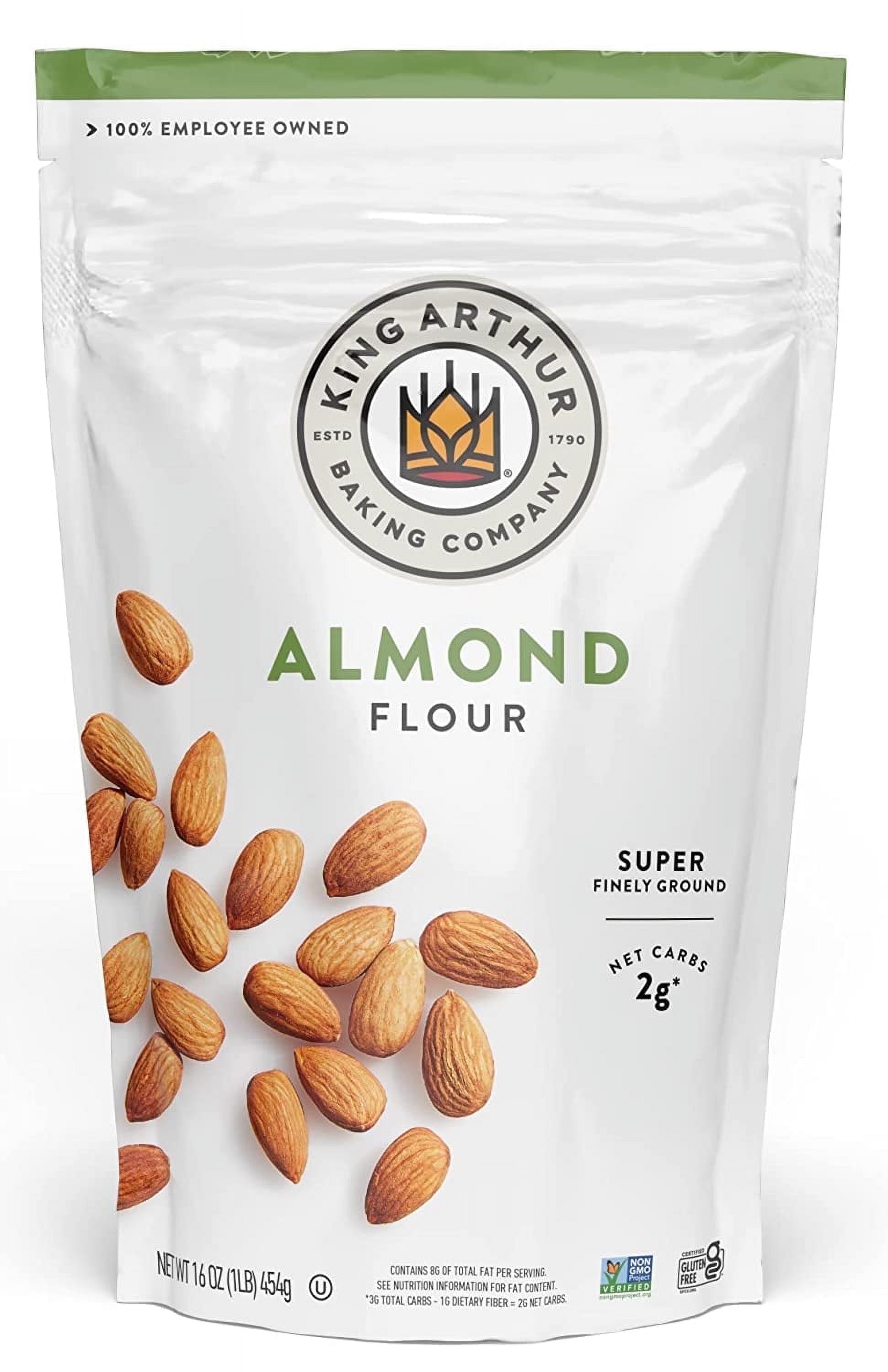 King Arthur Flour Almond Flour GrainFree 16 oz Pack of 2 - Walmart.com