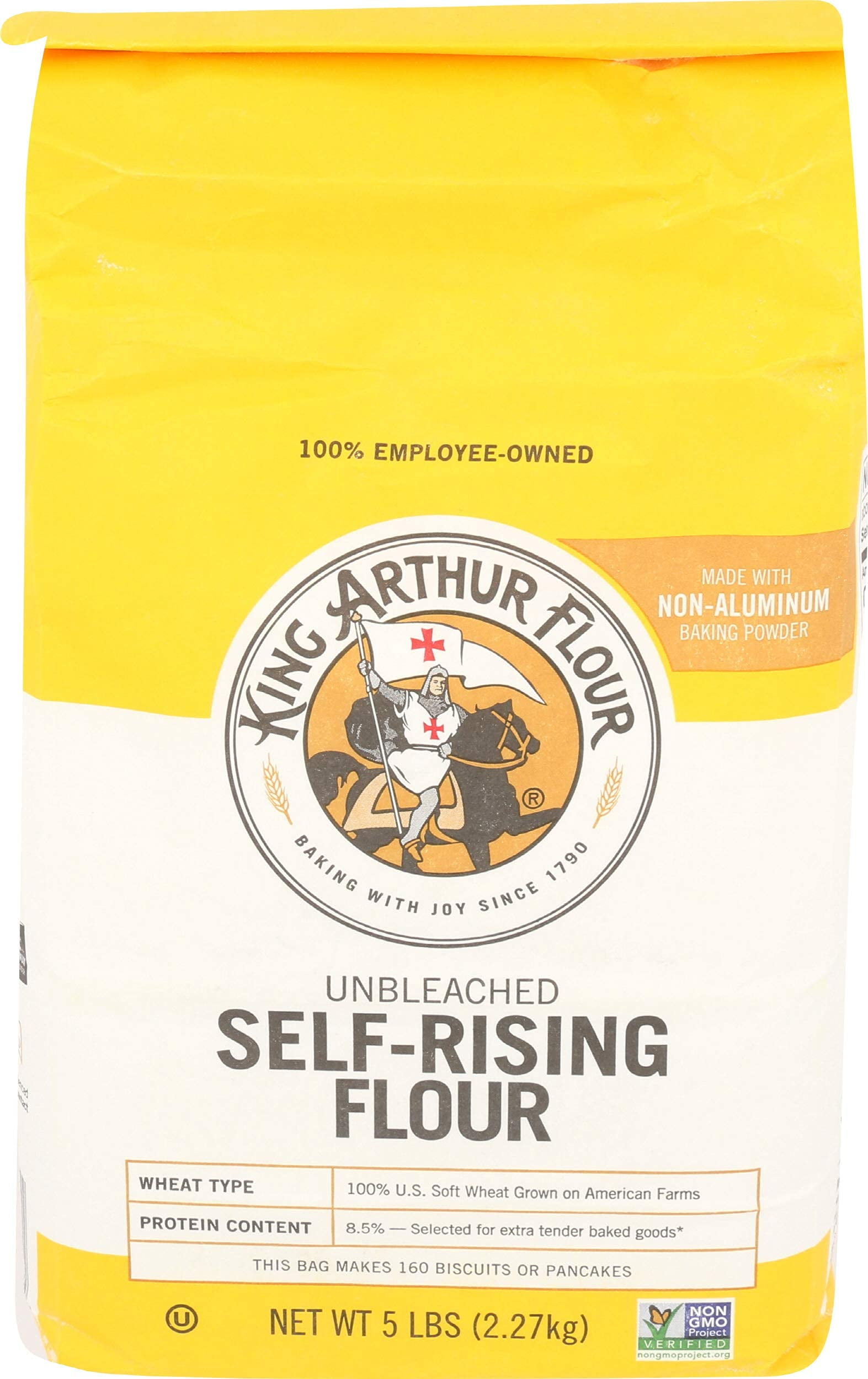 King Arthur Flour, Unbleached Enriched Self-Rising Wheat Flour, 5 lb ...