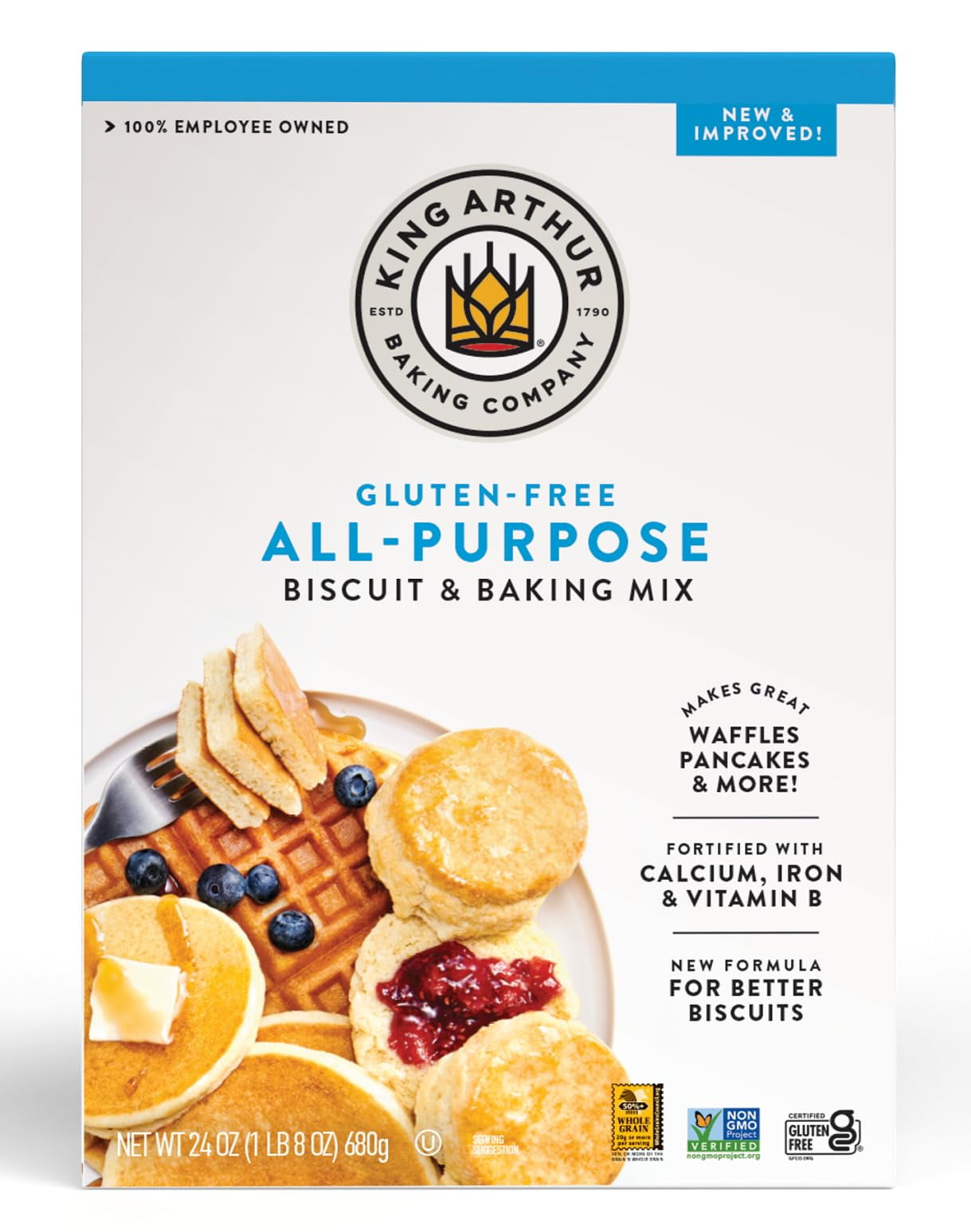 King Arthur, Gluten Free All-Purpose Biscuit AD01 & Baking Mix, Gluten ...