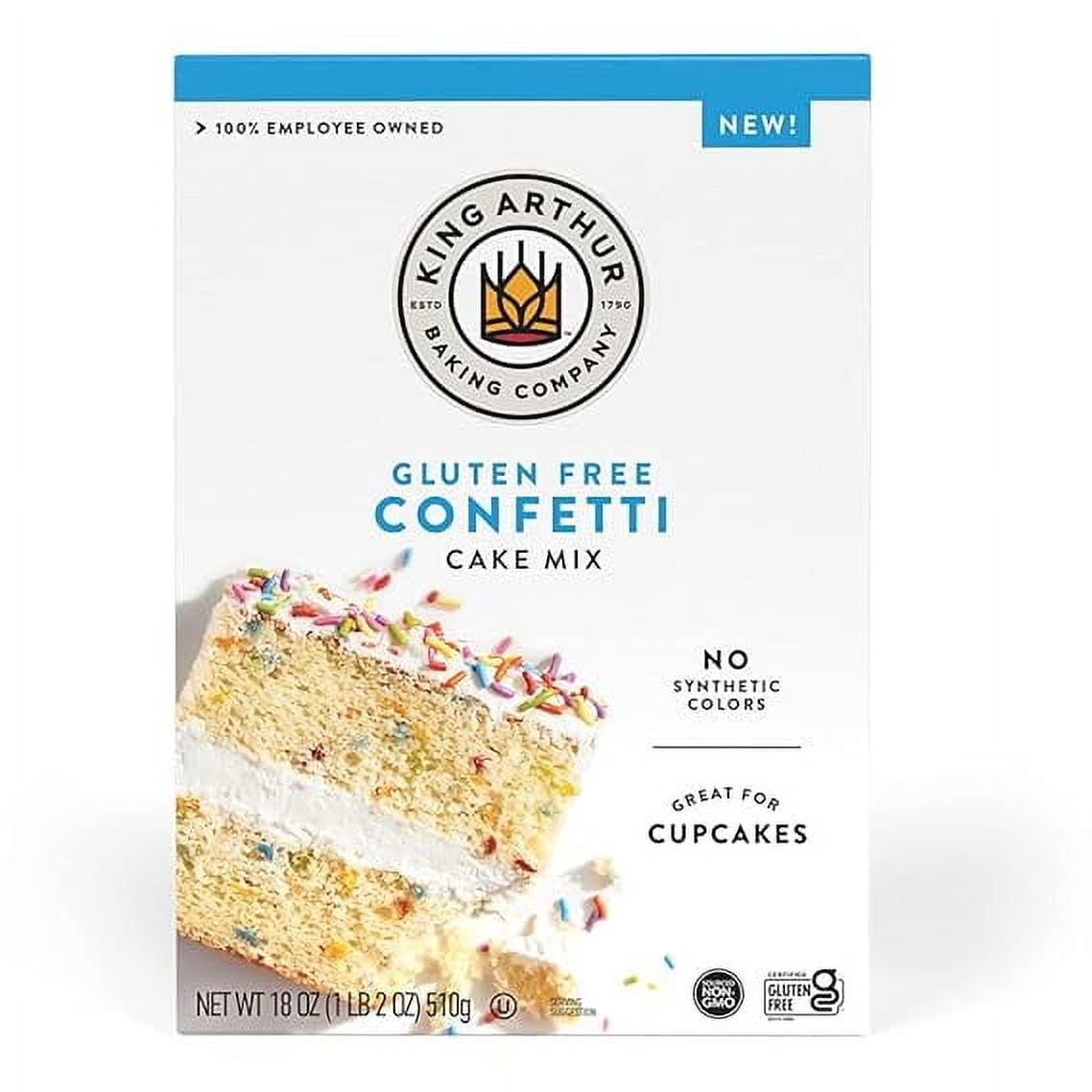 King Arthur Gluten Free Confetti Cake Mix: Delicious Birthday Baking ...