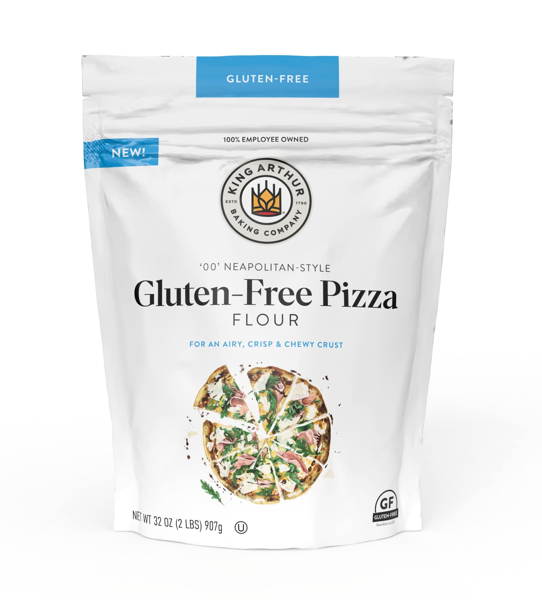 King Arthur Gluten Free IEF31 Pizza Flour: Crispy Neapolitan-Style ...