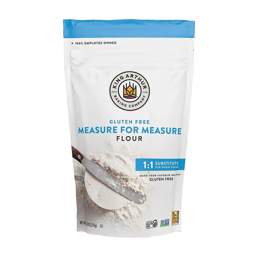 King Arthur Measure for Measure Flour, 5 lbs, Whole Grain - Walmart.com