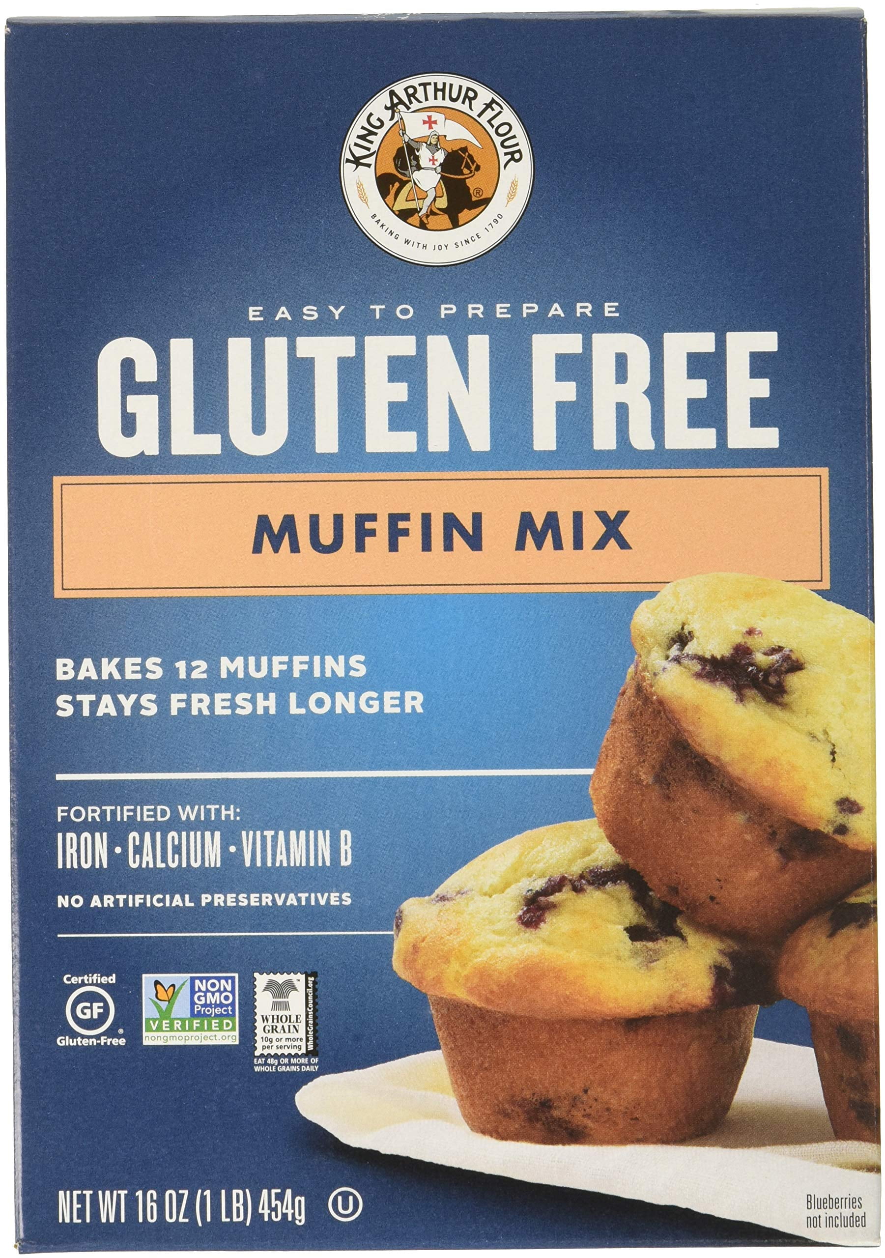 King Arthur, Mix Muffin GF, 16 OZ (Pack of 6) - Walmart.com