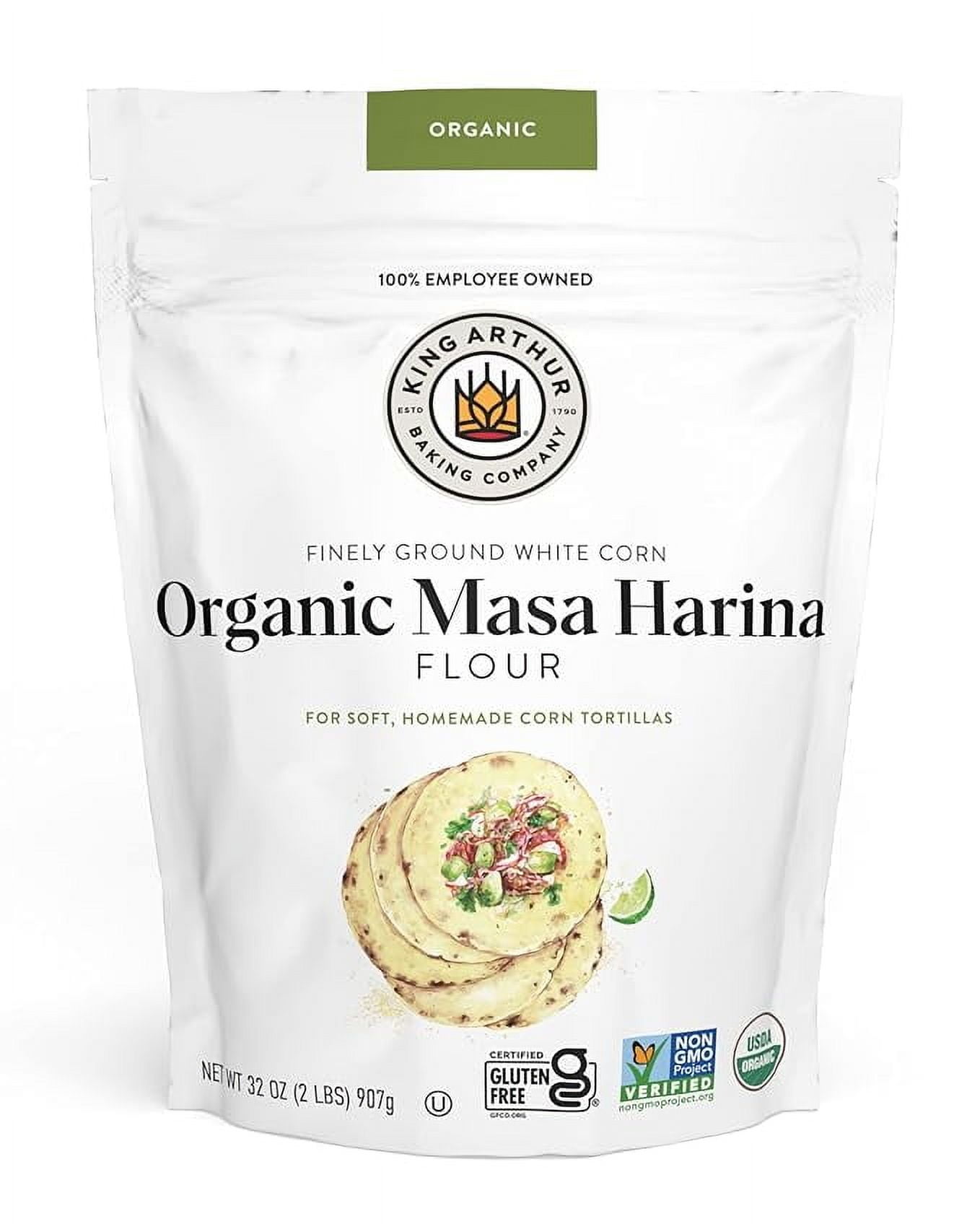 King Arthur Organic Masa Harina: Premium Corn Flour for Authentic ...