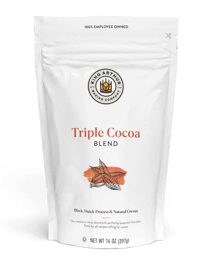 King Arthur Triple Cocoa Powder Blend, Perfect for Baking, 14oz ...