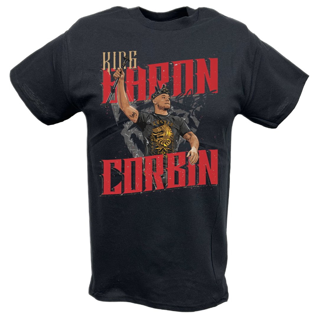 King Baron Corbin Black T-shirt - Walmart.com