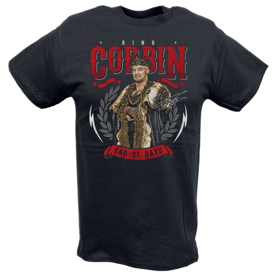 King Baron Corbin End of Days Black T-shirt - Walmart.com