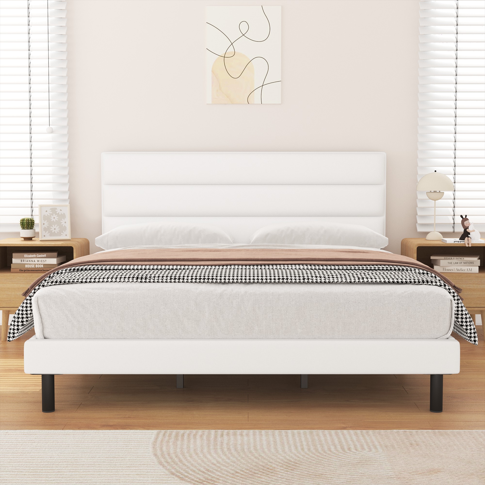 Domain King Platform Bed, Espresso - Walmart.com