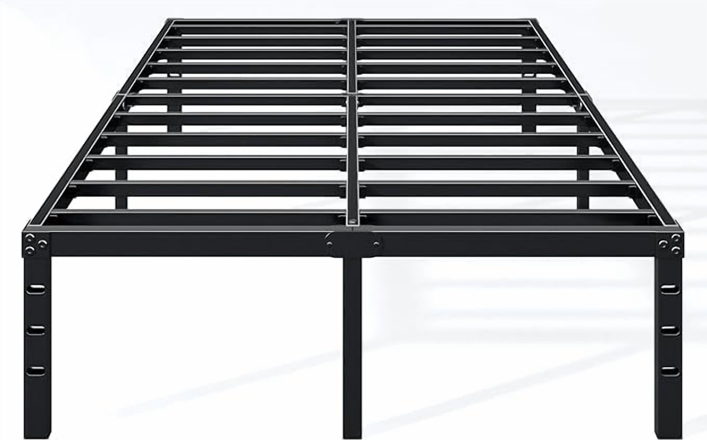 King Bed Frame - Sturdy Metal Platform King Size, No Box Spring Needed ...