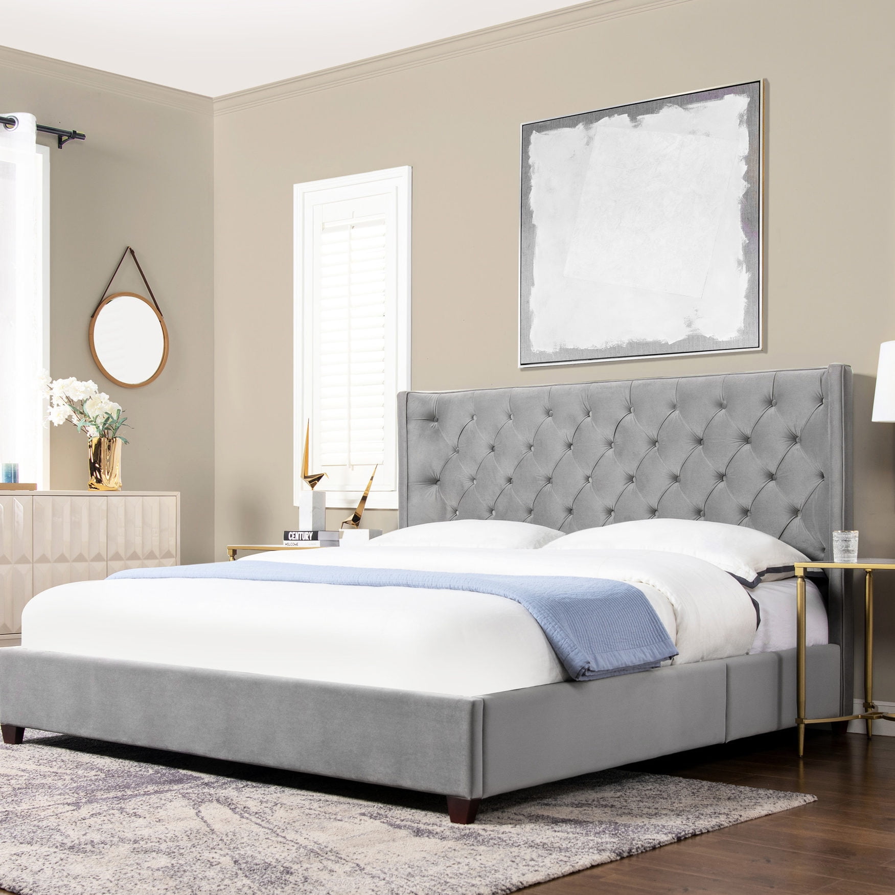 King Bed - Solid Hardwood Structure - Bedroom Use - Better Air ...