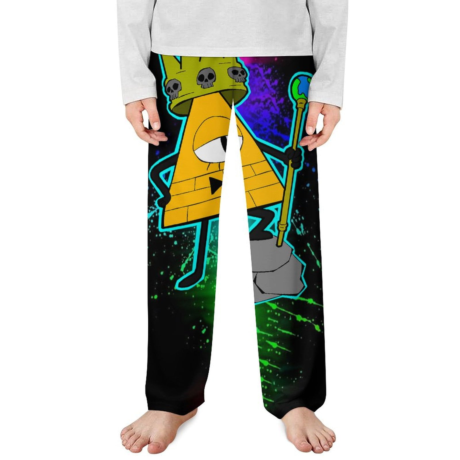 King Bill Cipher Children's Pajama Long Pants Sleepwear Sleep Pants for ...