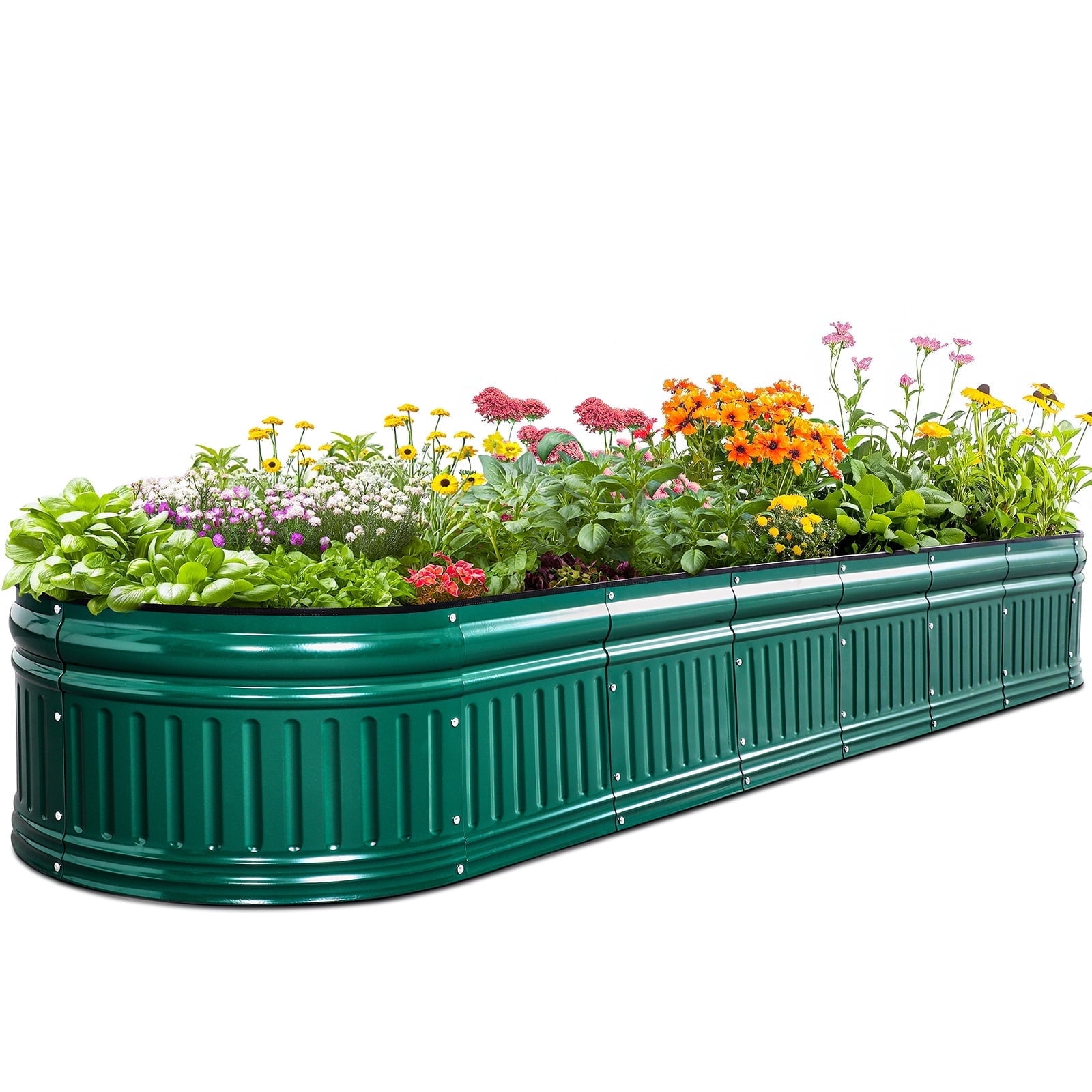 King Bird 8x2x1 ft Raised Garden Bed Kit Elevated Planter Box ...