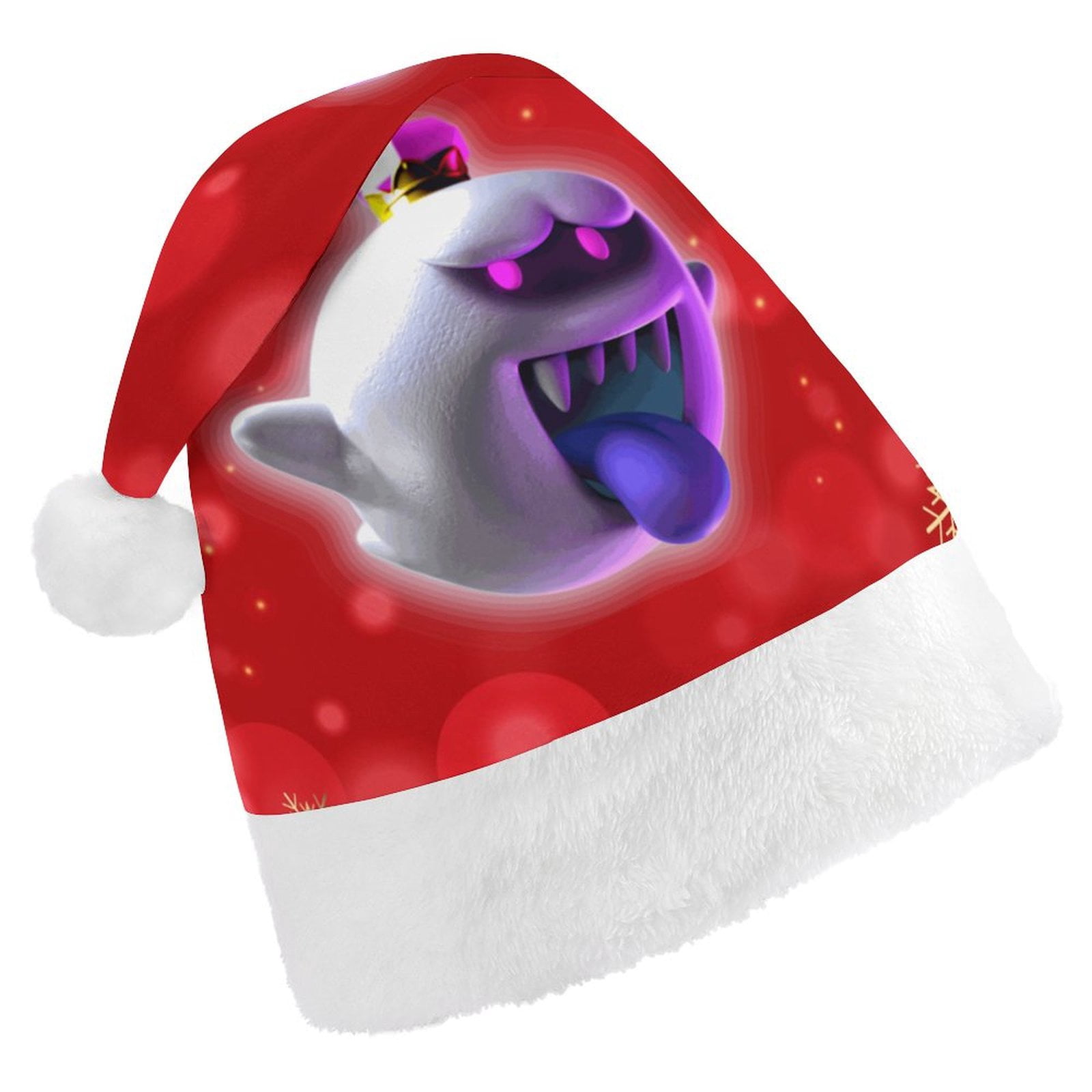 King Boo Horror Luigi's Mansion Christmas Hat for Adult And Kids Xmas ...