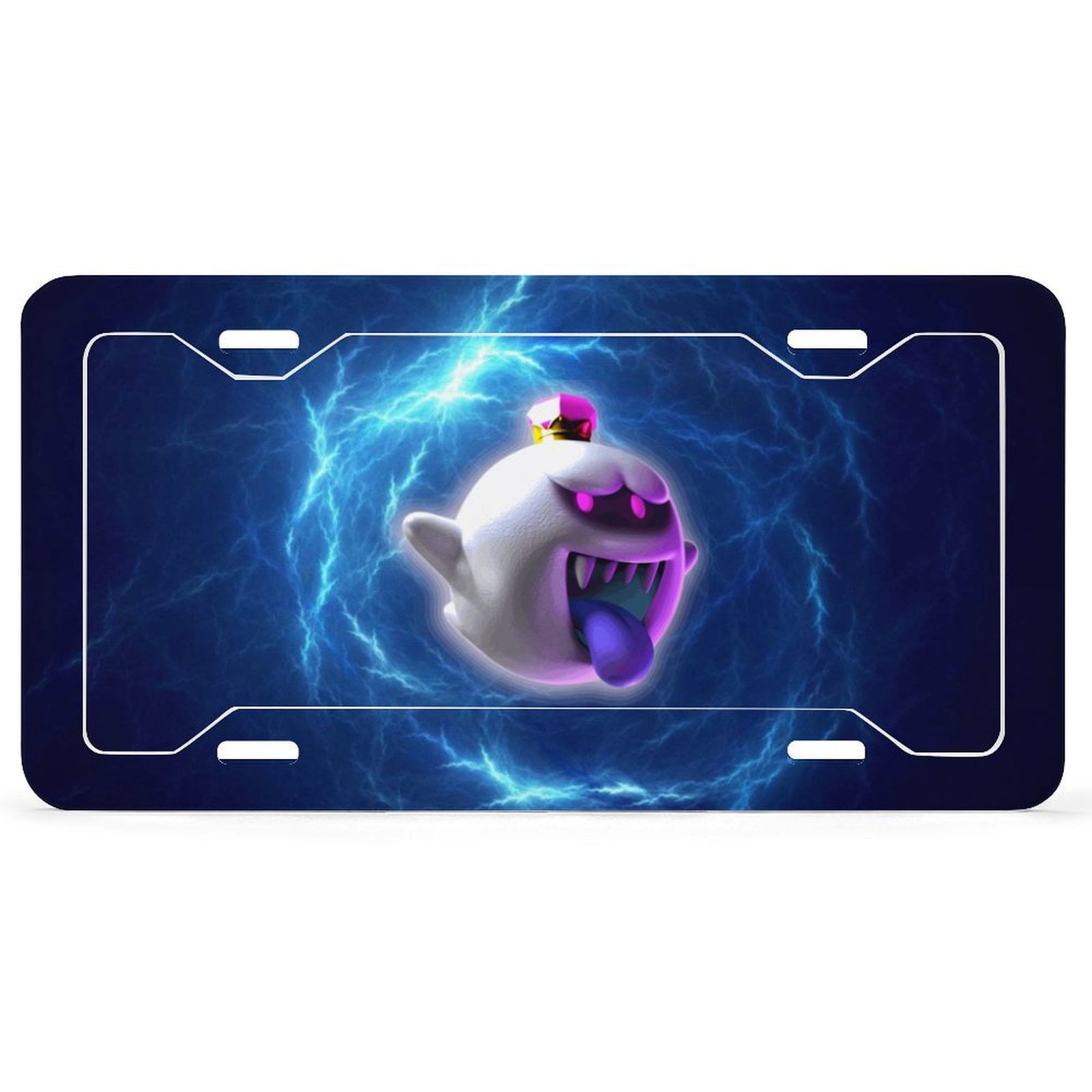 King Boo Horror Luigi's Mansion License Plate Covers Frames Aluminum ...