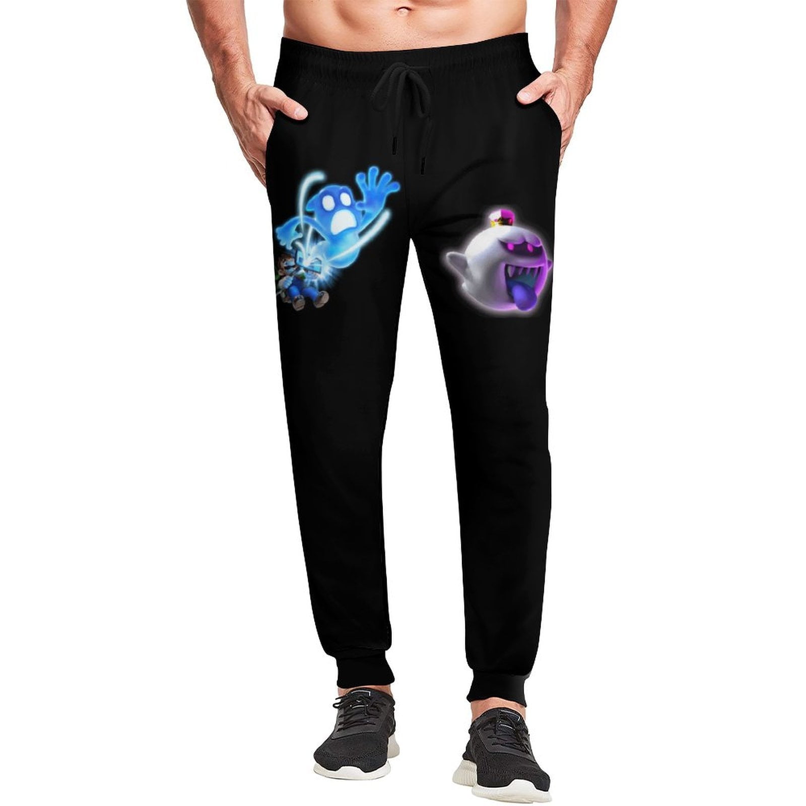 King Boo Horror Luigi's Mansion Mens Sweatpants Joggers Pants Trousers ...