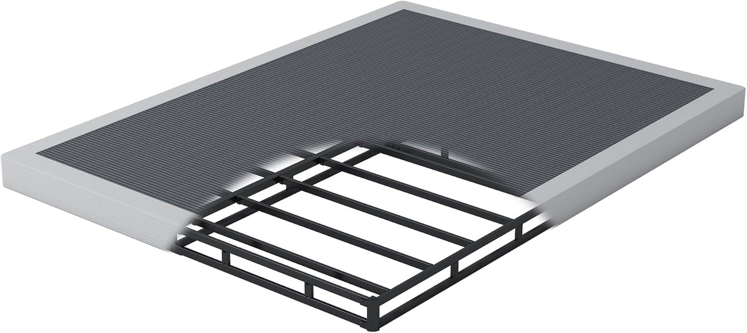King Box Spring 4 Inch - Heavy Duty Box Spring Mattress Foundation ...