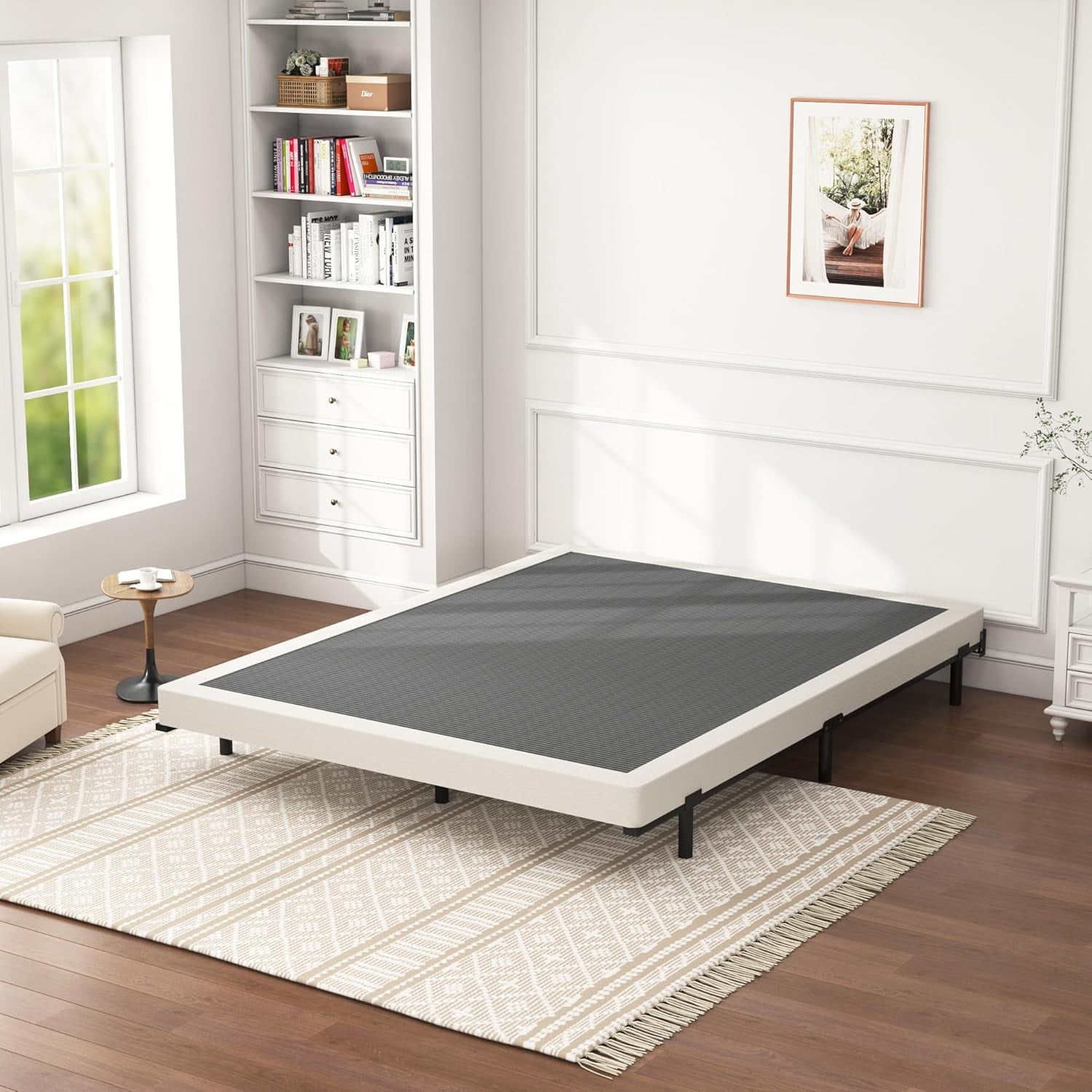 King Box Spring 8 Inch - Heavy Duty Box Spring Mattress Foundation ...