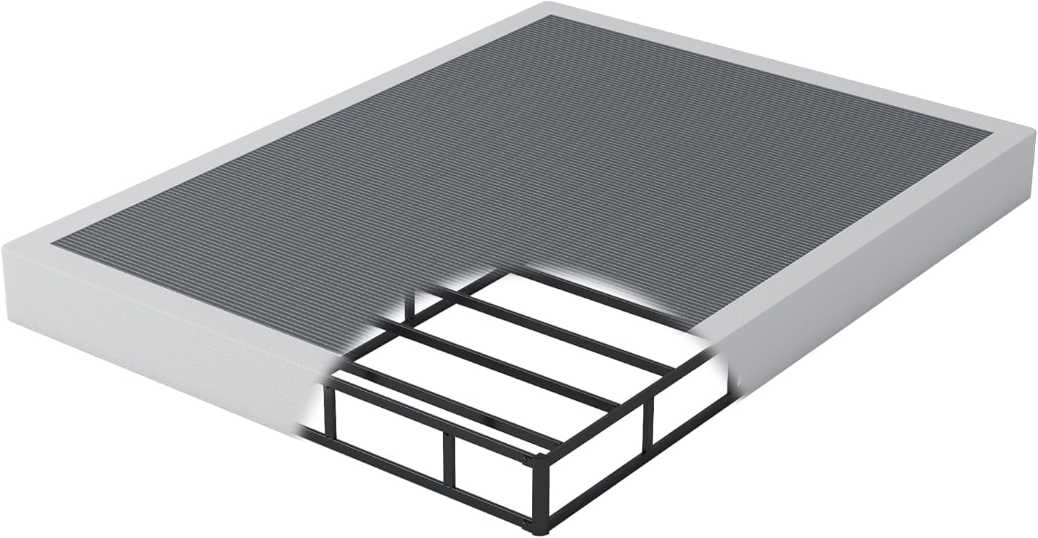 King Box Spring 9 Inch - Heavy Duty Box Spring Mattress Foundation ...