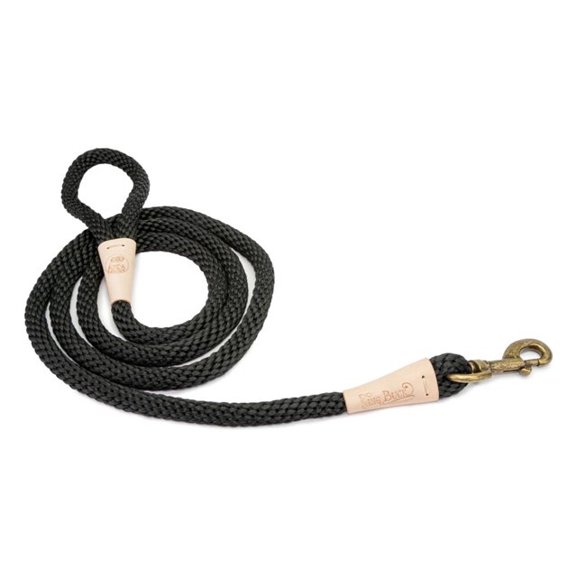 King Buck EZ-Connect Rope Leash, Black, 6 foot - Walmart.com