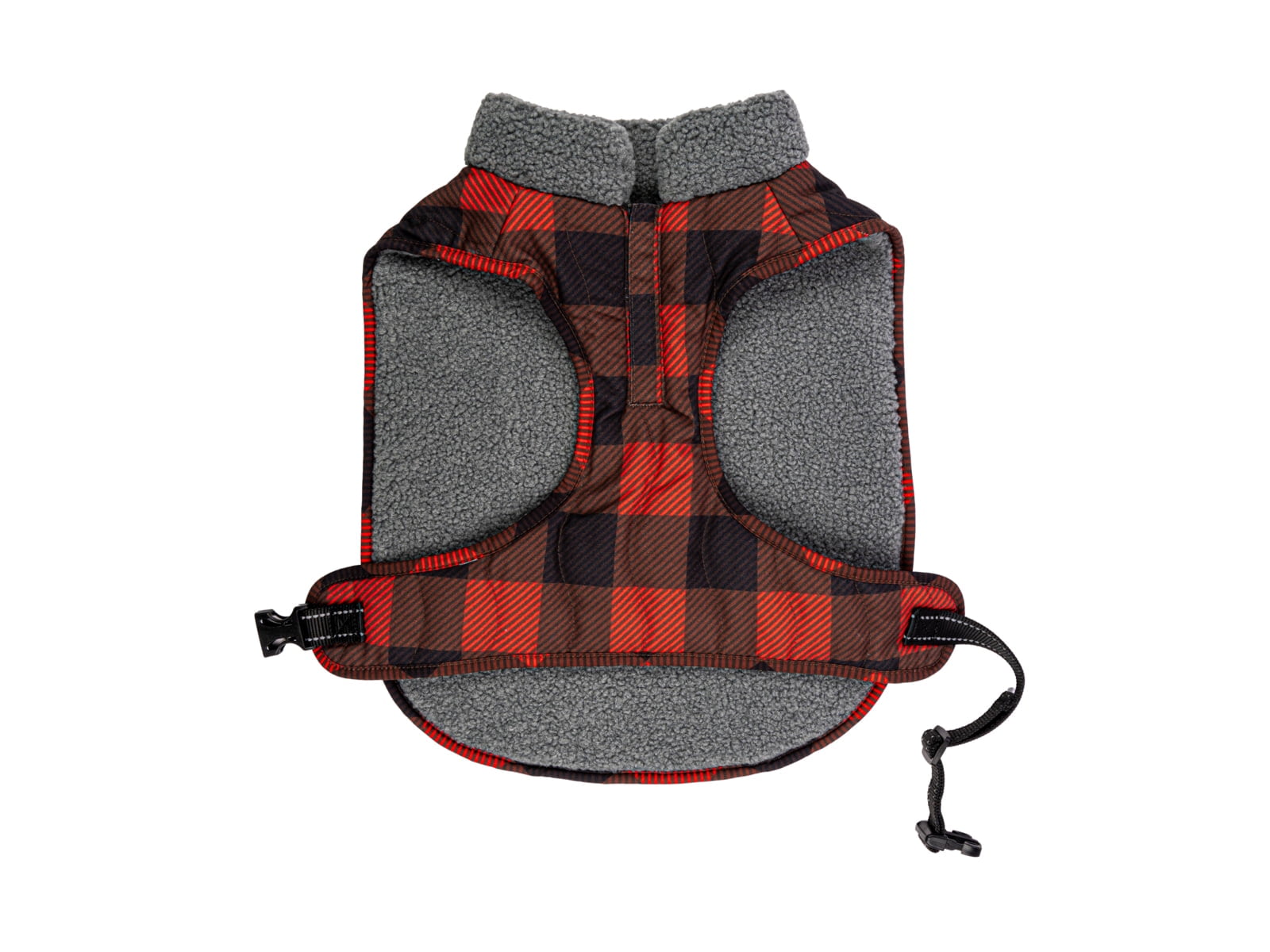King Buck Quilted Dog Jacket, Buffalo Red, S/M - Walmart.com
