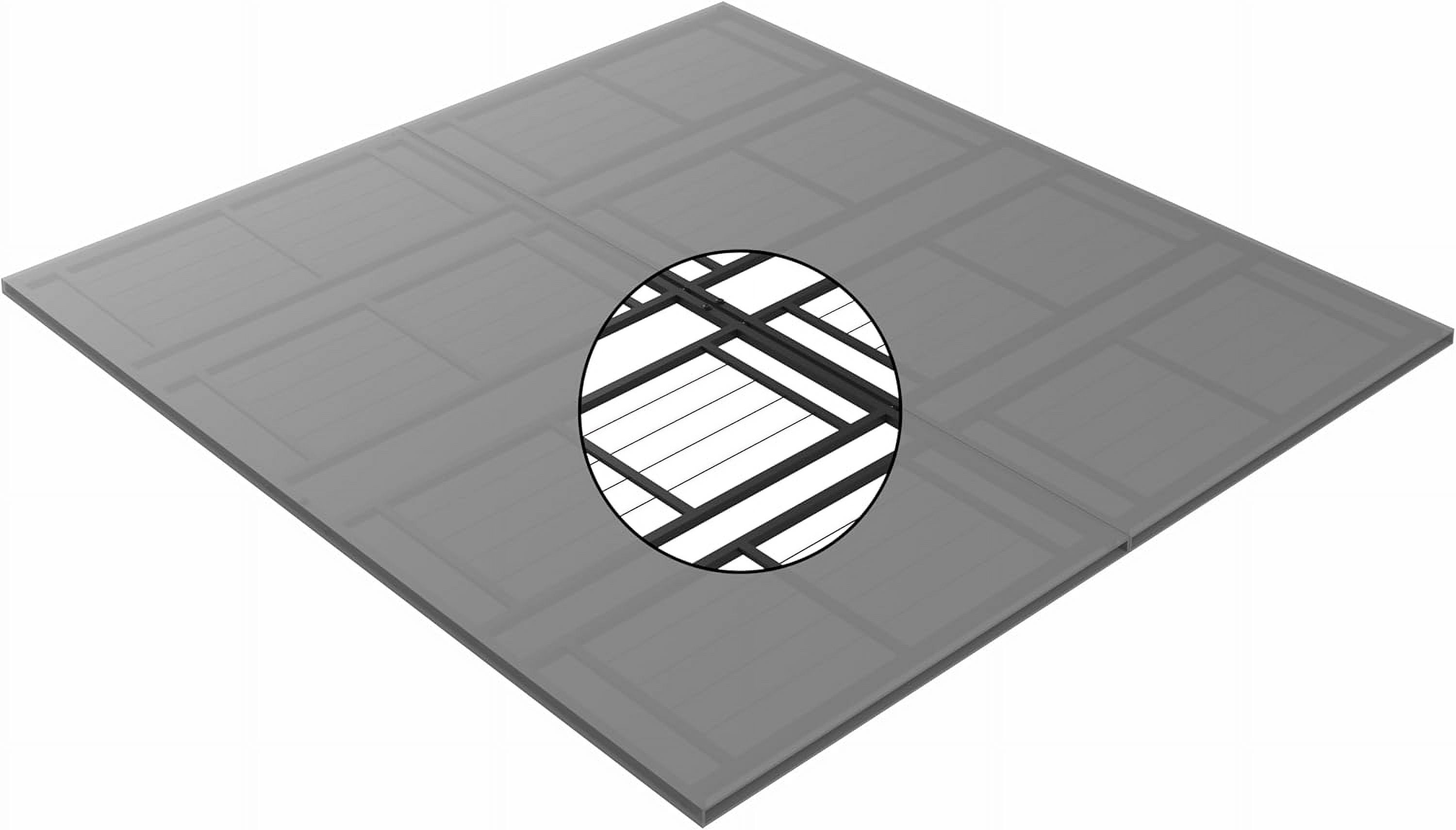 King Bunkie Board Low Profile Box Spring Bed Slat Fabric Cover for ...