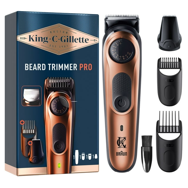King C. Gillette Beard Trimmer PRO with Precision Wheel - Walmart.com