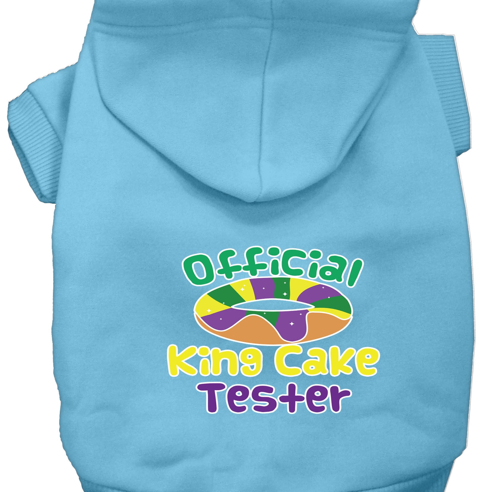 Mirage Pet King Cake Taster Screen Print Mardi Gras Dog Hoodie Baby ...