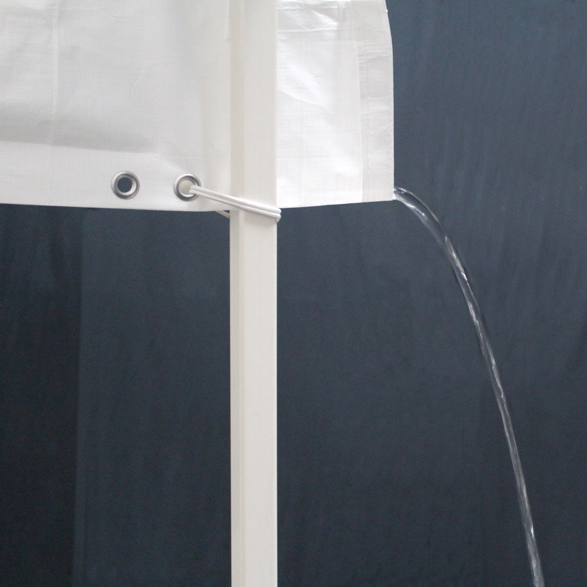 King Canopy 10 ft. Rain Gutter for Instant Pop-Up Canopy, 10 Ball ...