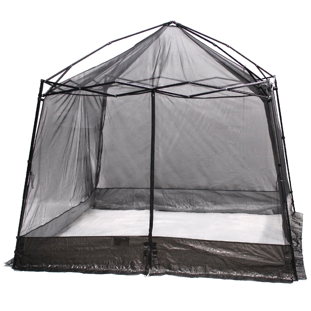King Canopy 10'x10' Mesh Netting Screen Room, Slant Leg Pop Up ...