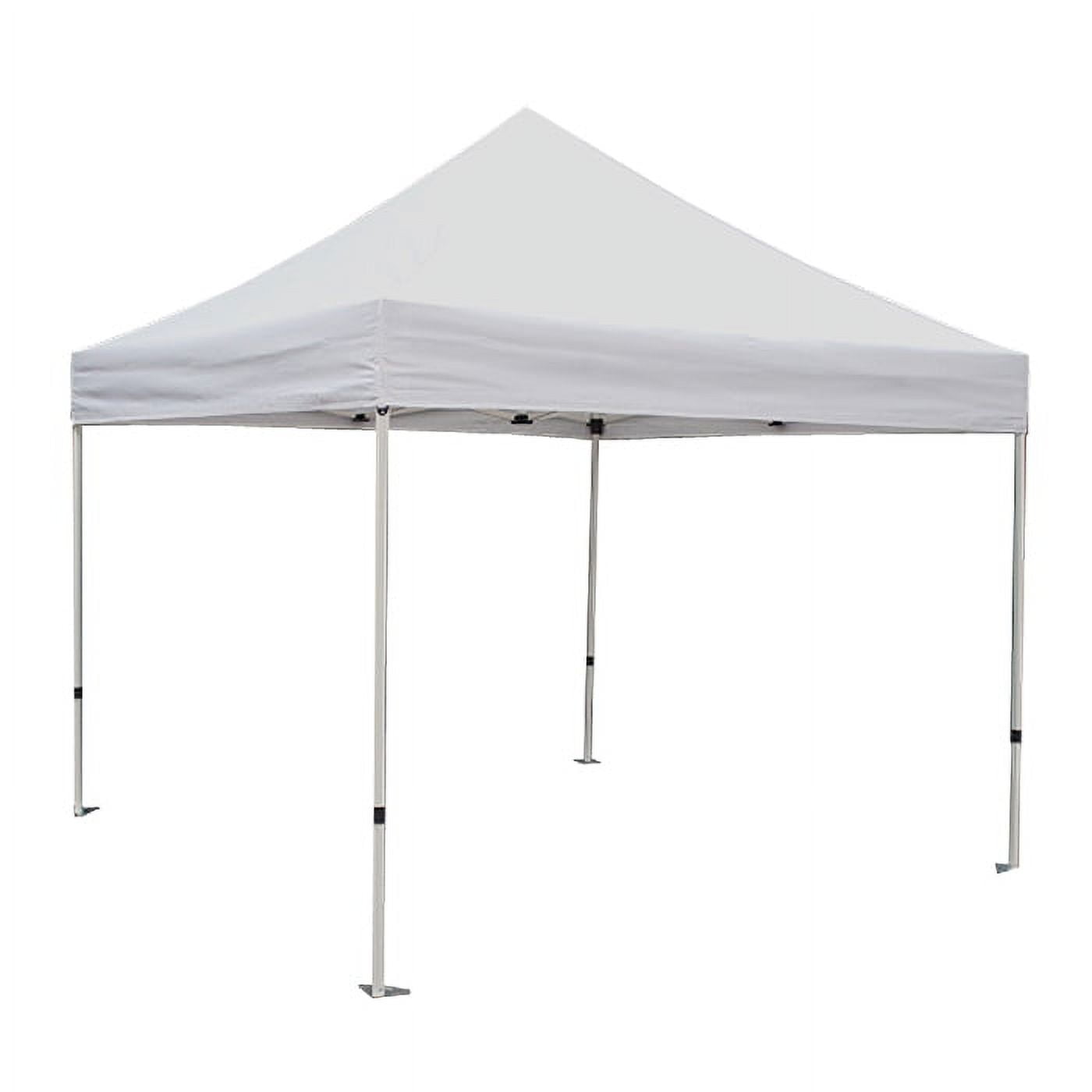 King Canopy ATHENA 10X10 WHITE FRAME Instant Pop Up Tent w/ WHITE Cover ...