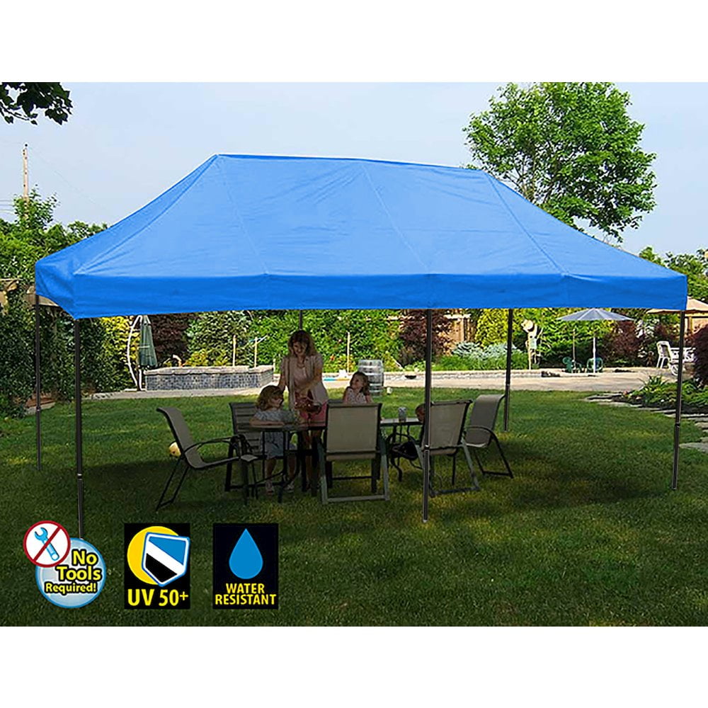 King Canopy Athena 10x20 ft Instant Pop up Canopy, Blue Cover - Walmart.com