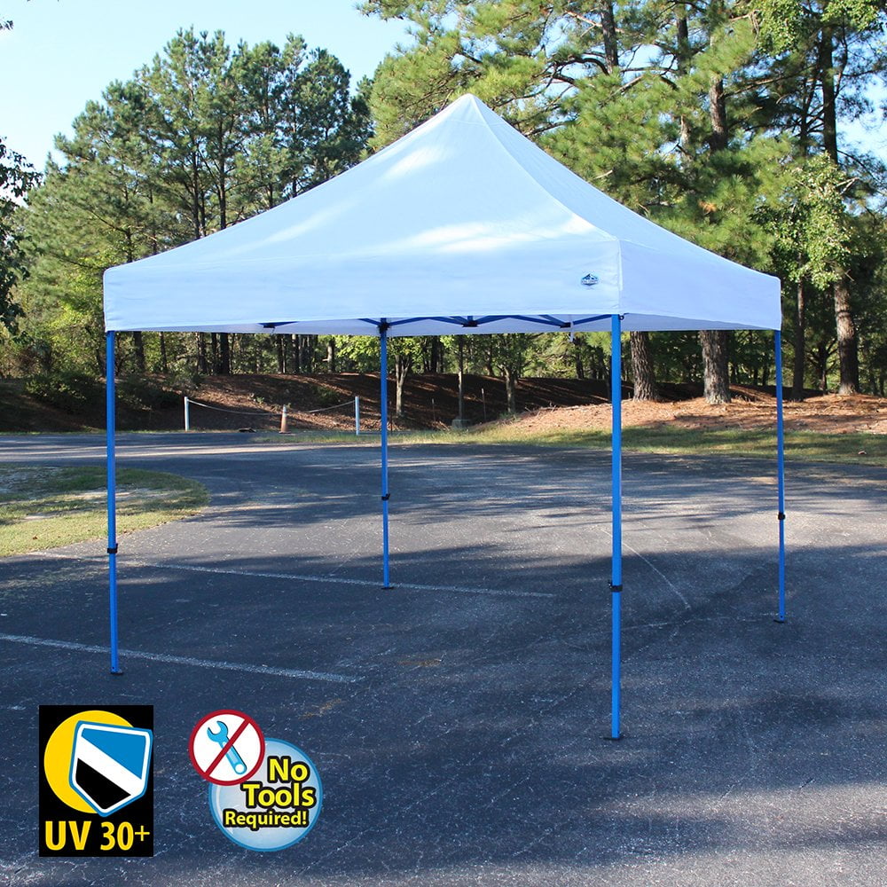 King Canopy Tuff Tent 10x10 ft Instant Pop up Canopy , White Cover ...