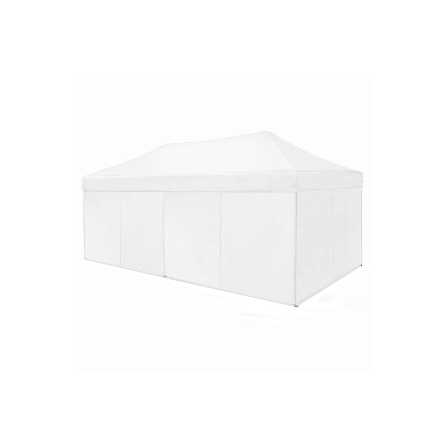 King Canopy Universal Instant 10x20 Side Wall Kit - 6 Pack, White ...
