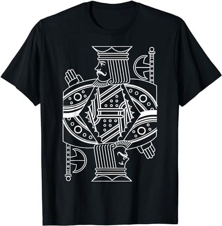 King Card Art - Playing Card T-Shirt Cards Poker Blackjack - Walmart.com