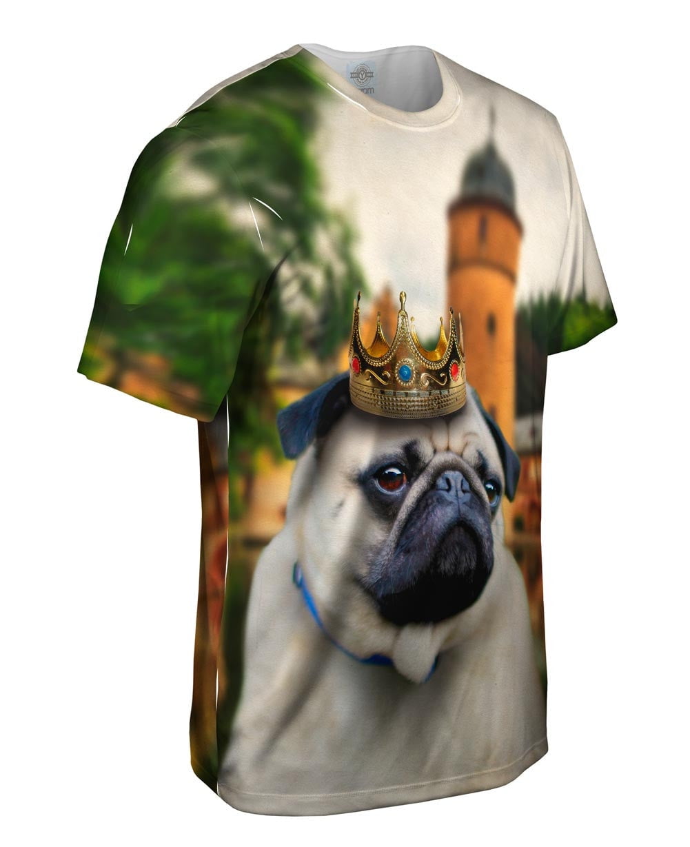 King Castle Pug Mens T-Shirt All Over Print - Walmart.com