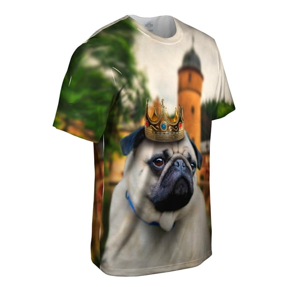 King Castle Pug Mens T-Shirt All Over Print - Walmart.com
